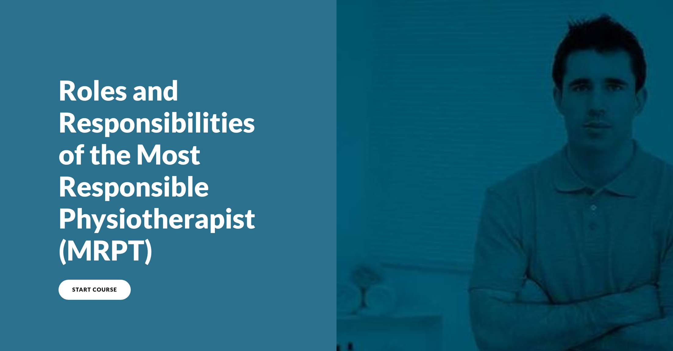 Roles and Responsibilities of the Most Responsible Physiotherapist ...