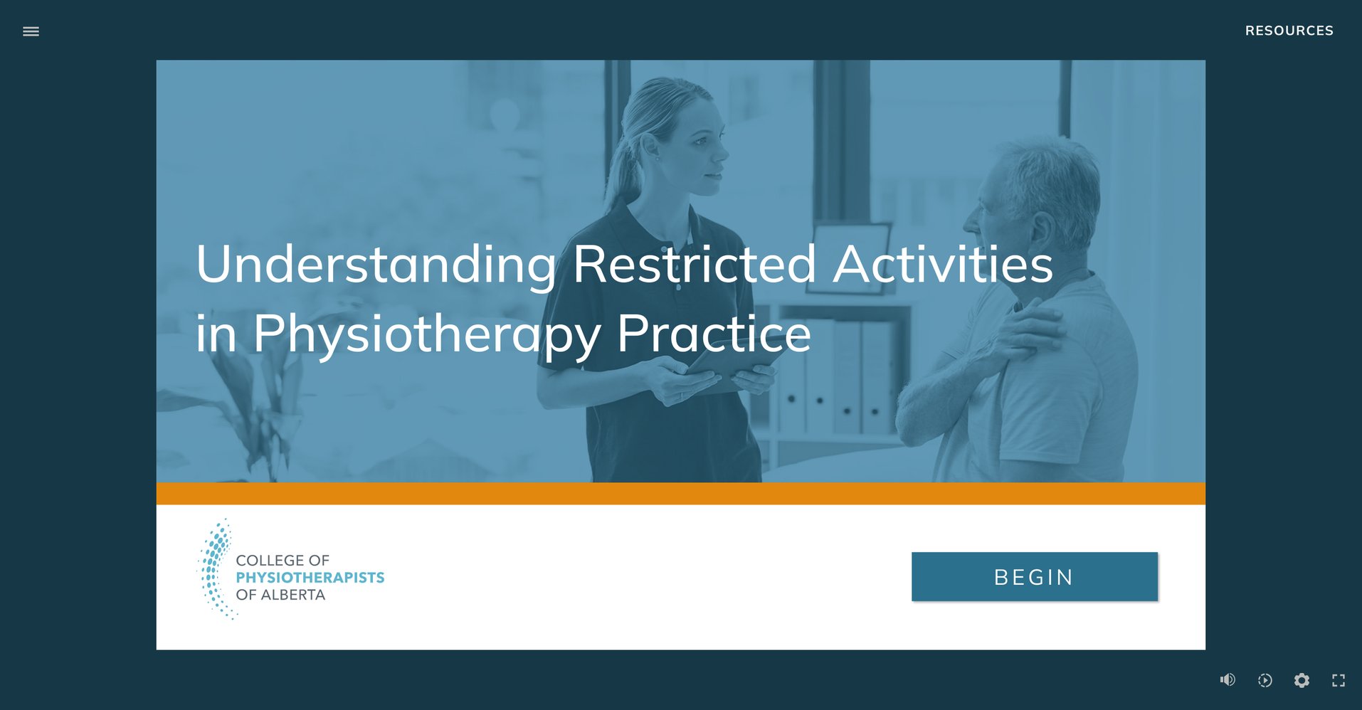 Understanding Restricted Activities in Physiotherapy Practice — College ...